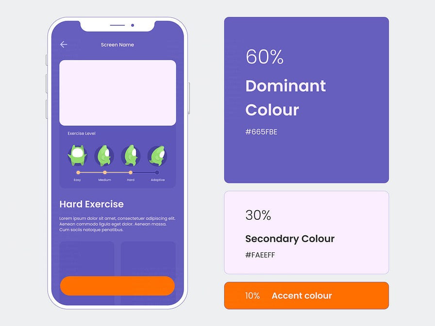 The 60–30–10 Rule: A Simple Way to Create Catchy User Interfaces