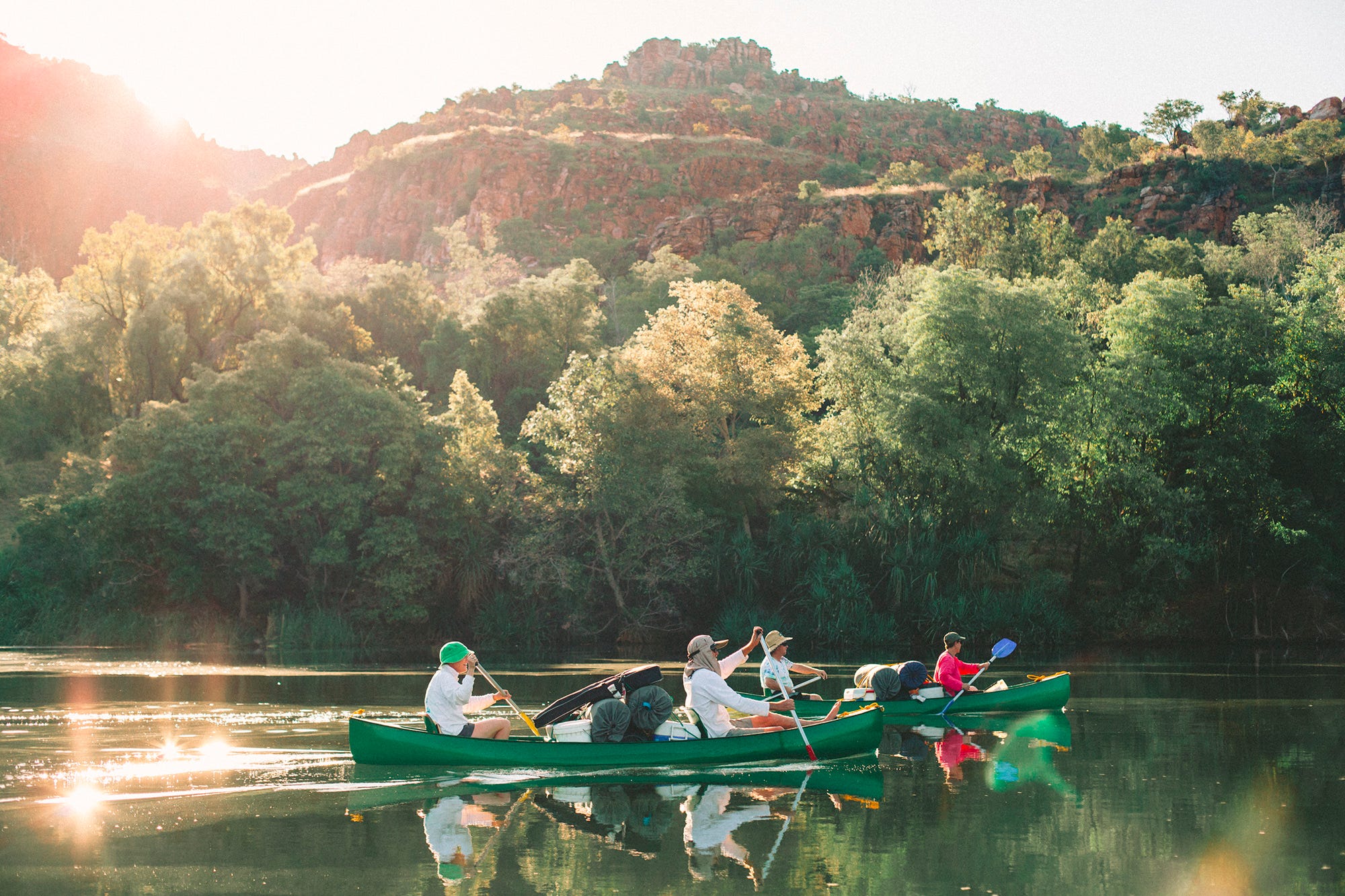 Canoeing Kununurra's mighty Ord River - by Liss Connell