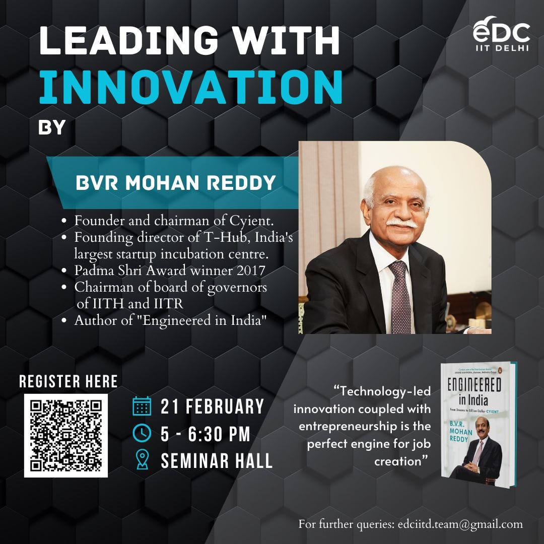 eDC Weekly! - by eDC IIT Delhi - eDC weekly