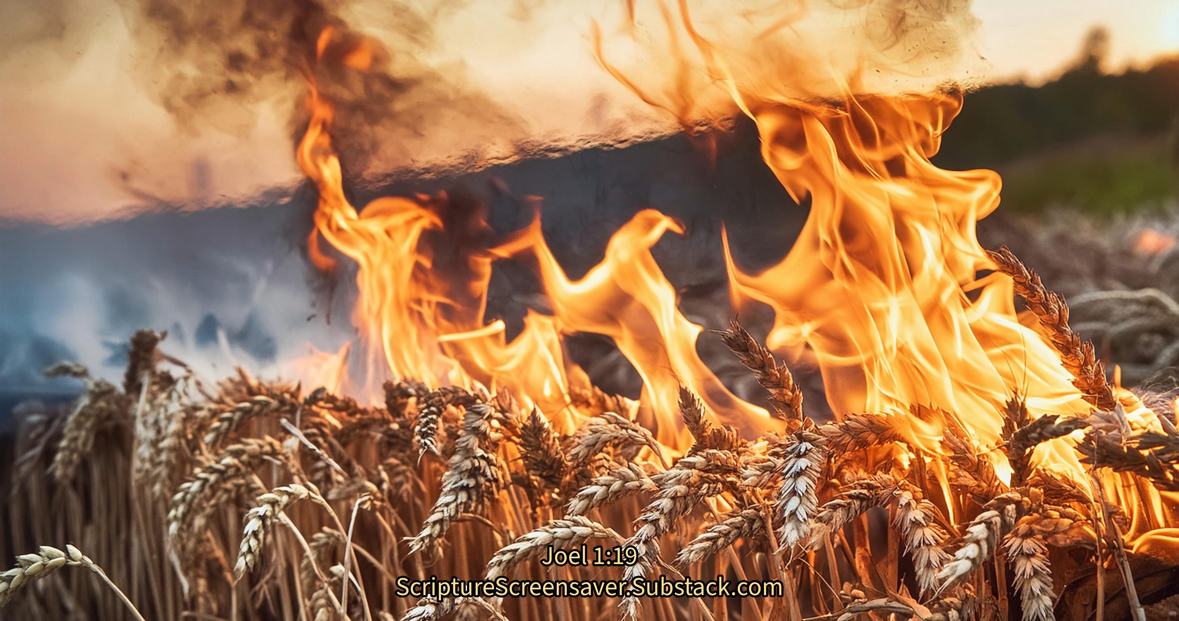 When We Are Fighting Fires... - Scripture Screensaver