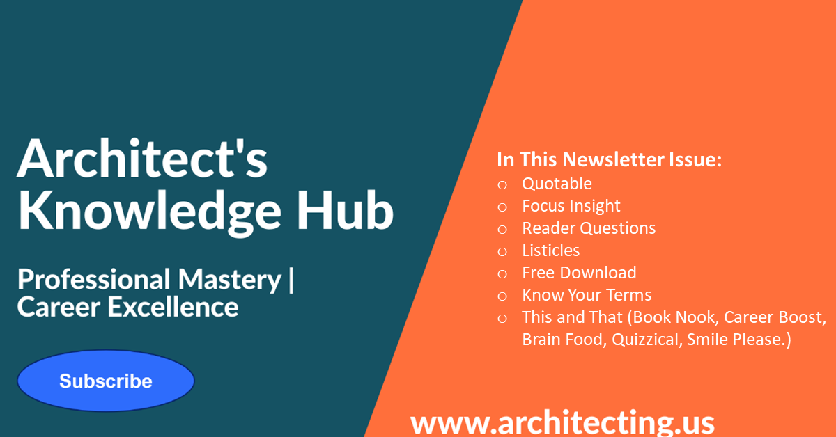 Architecting - Knowledge Hub for Architects, Issue 121