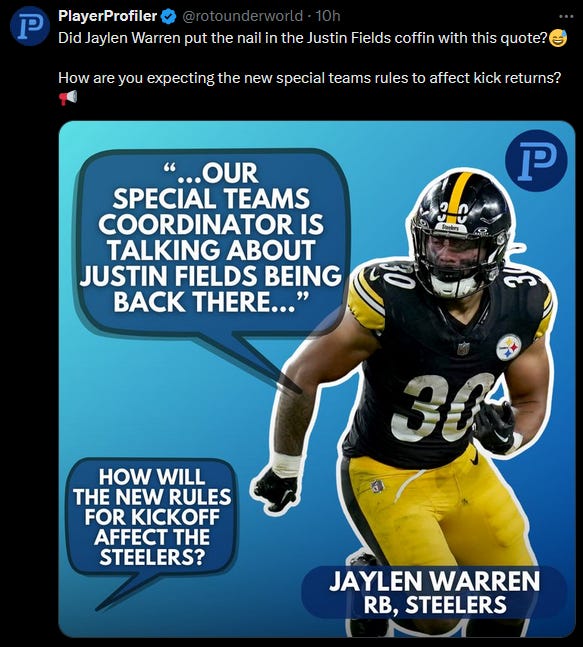 Underworld Weekly - Rookie Drafts - by PlayerProfiler