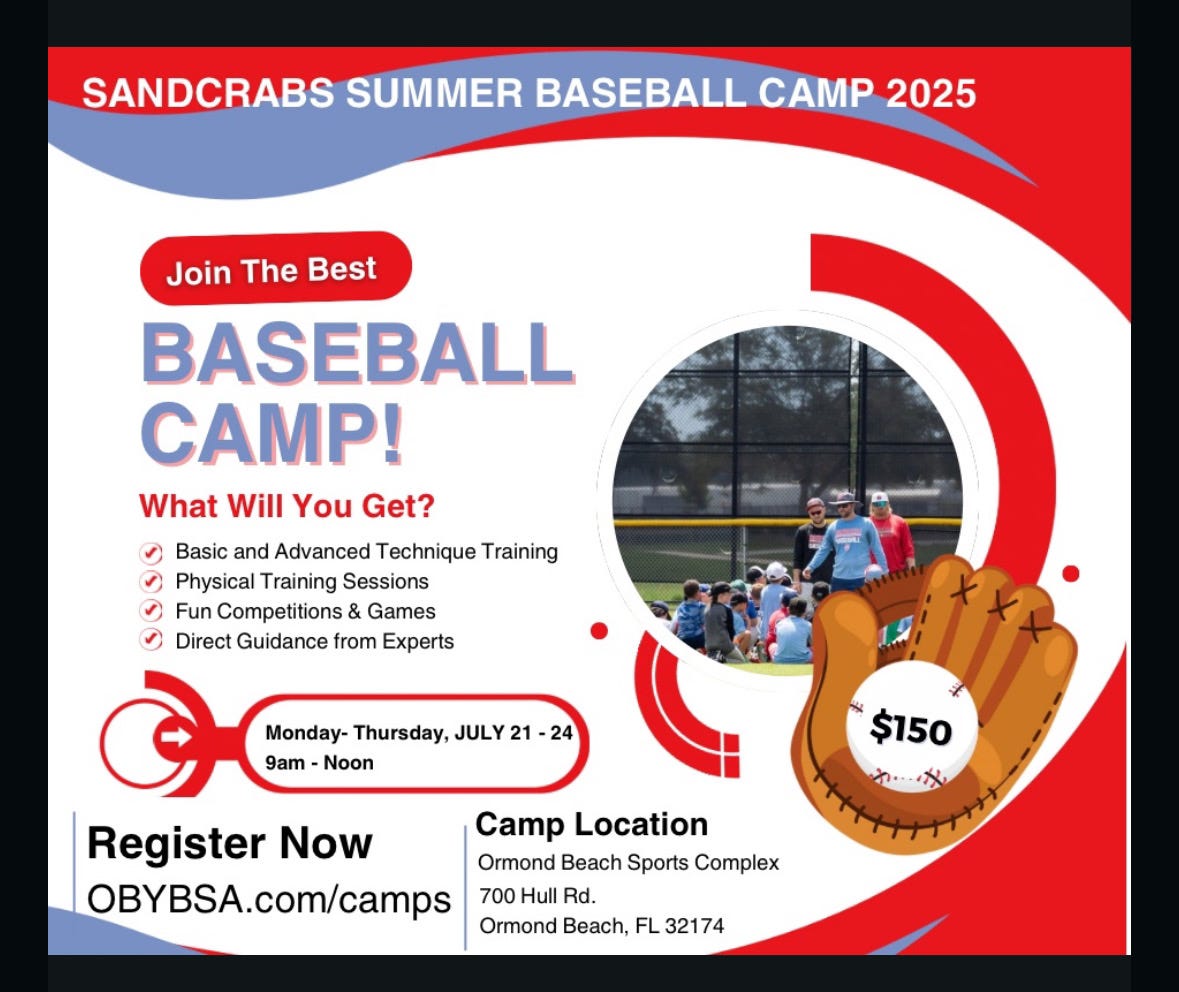 Sandcrabs Summer Camp 2025 Registration!