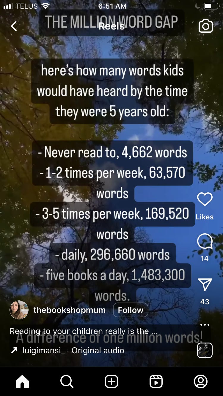 Why Reading to Babies and Toddlers is Overrated