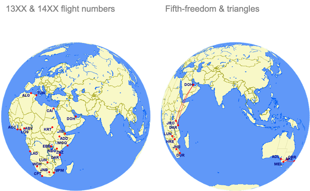 ME3 in Maps - by Oliver Ranson - Airline Revenue Economics