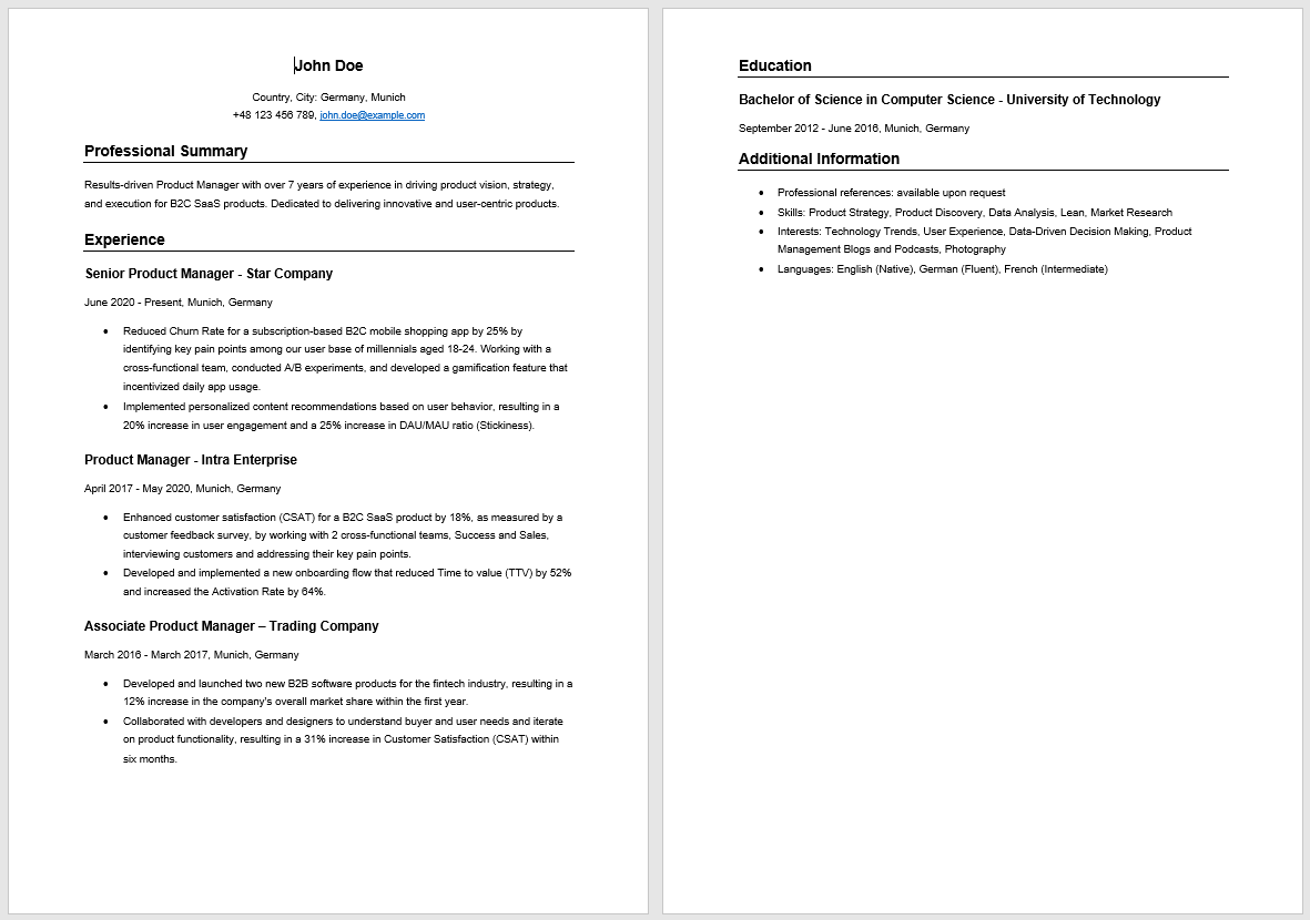 How to ace your Product Manager resume? 12 Tips + Templates