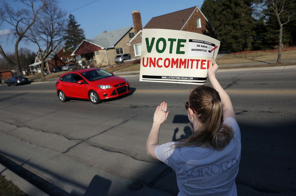 ‘Uncommitted’ Democrats Want to End Support for Israel. How Far Can ... ‘Uncommitted’ Democrats Want to End Support for Israel. How Far Can ...