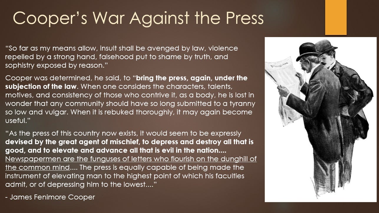 James Fenimore Cooper’s ‘The Bravo’: A Lesson in Political Intelligence