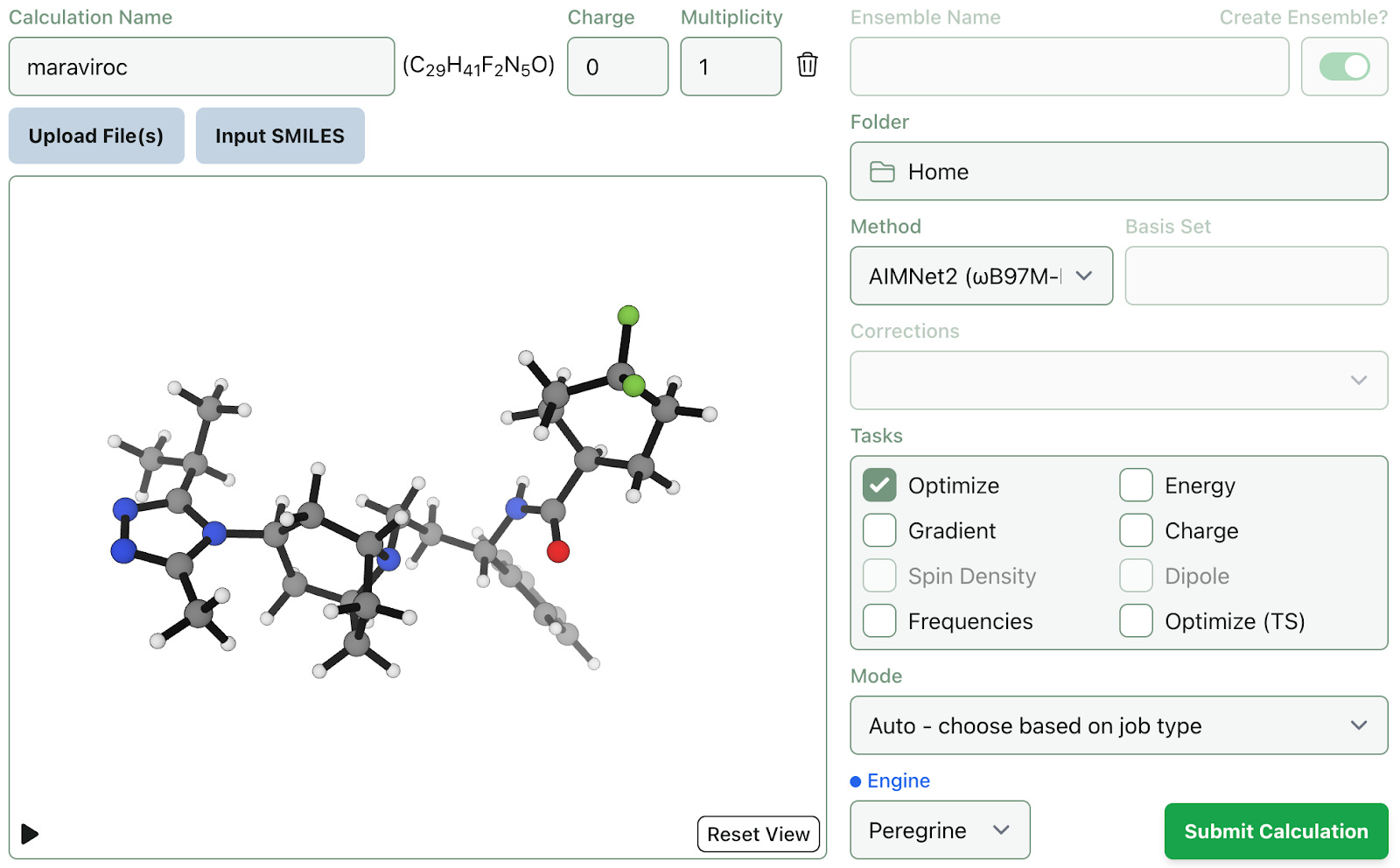 AIMNet2 Now Available on Rowan