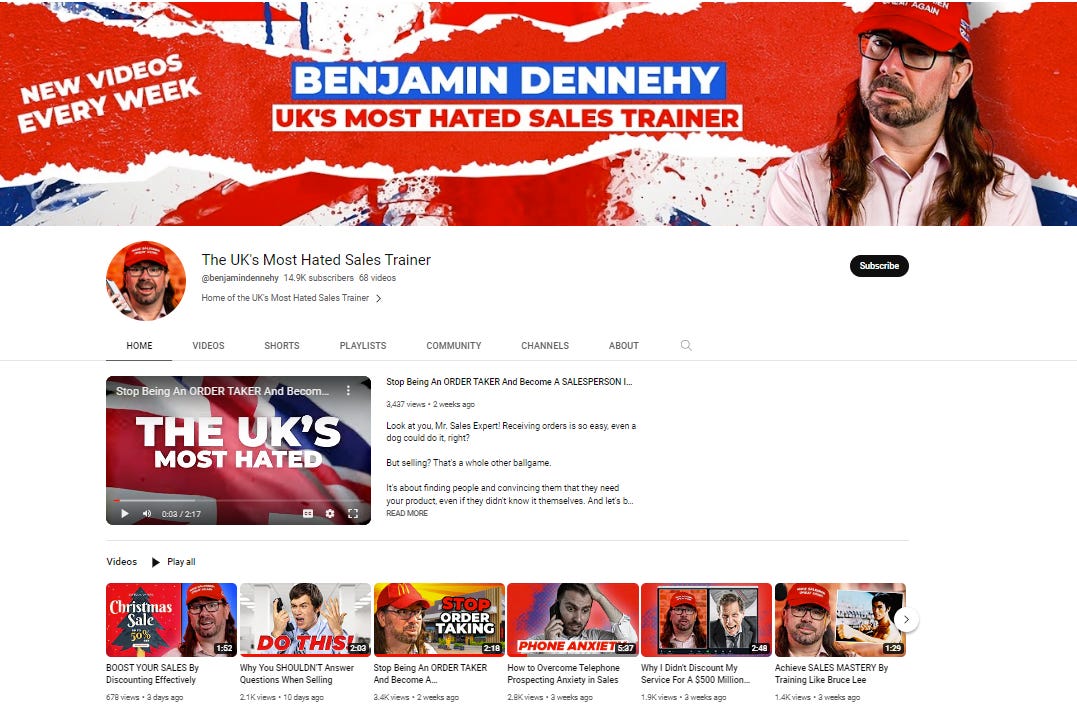 The YouTube Channel Blueprint - by Mike Winnet