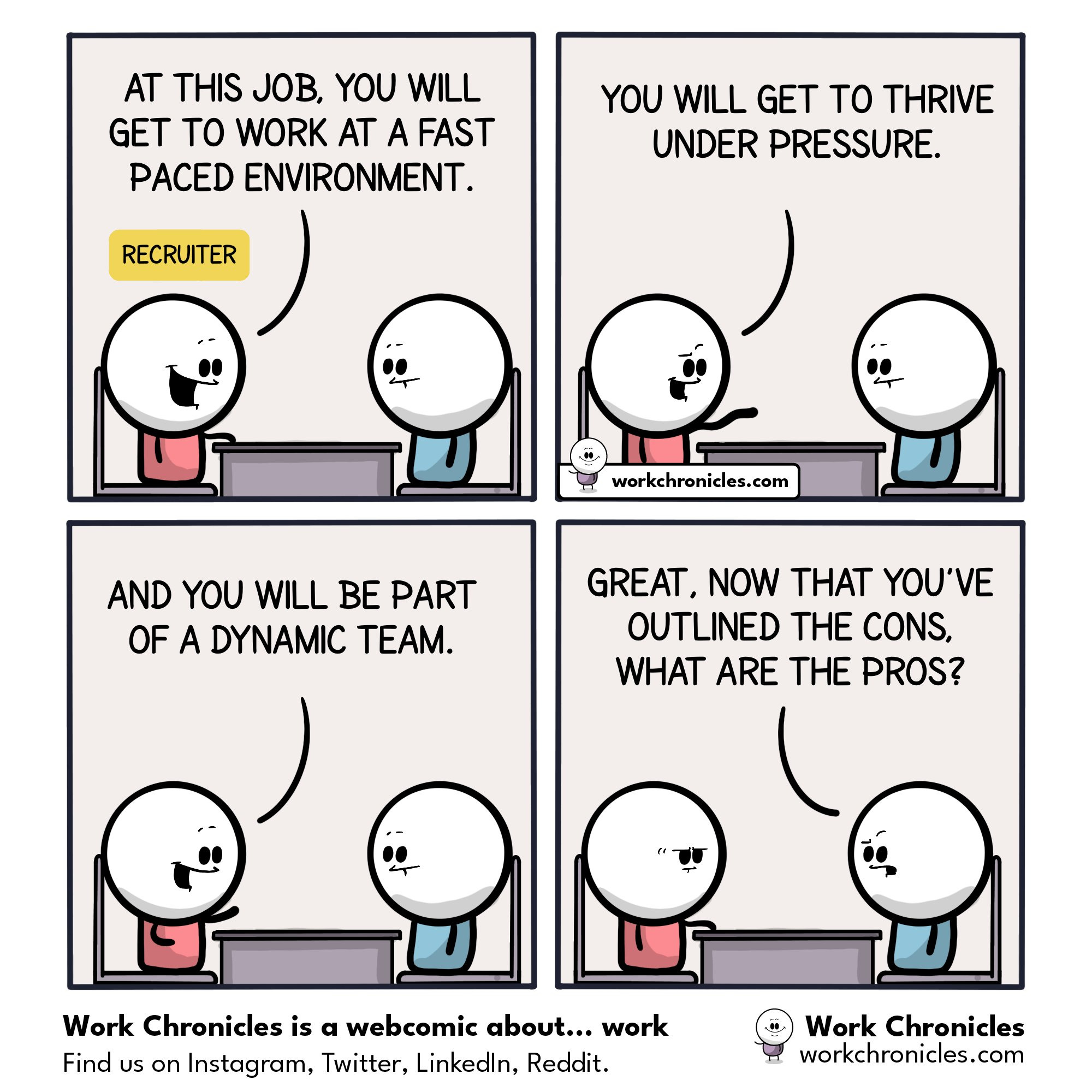 (comic) Fast paced environment - Work Chronicles