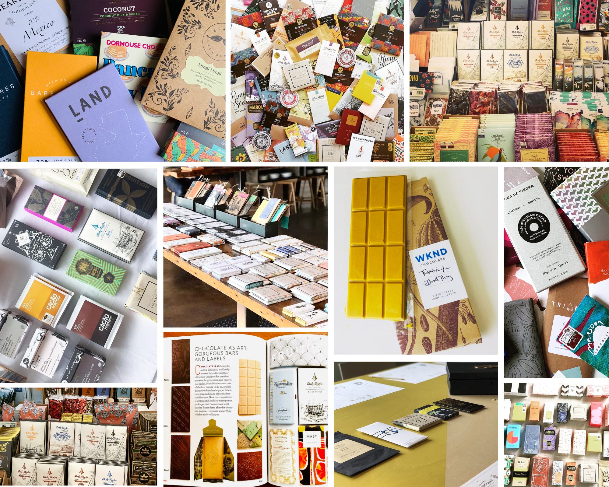 unwrapping chocolate packaging - by Mackenzie Rivers