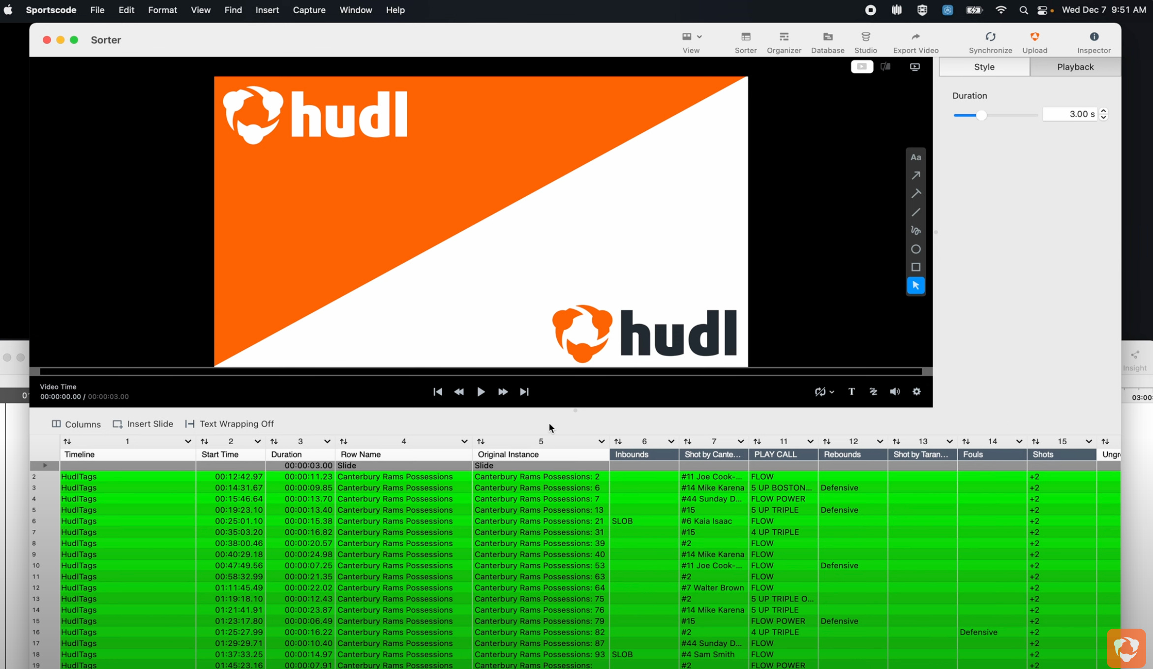 Introduction to Hudl Sportscode