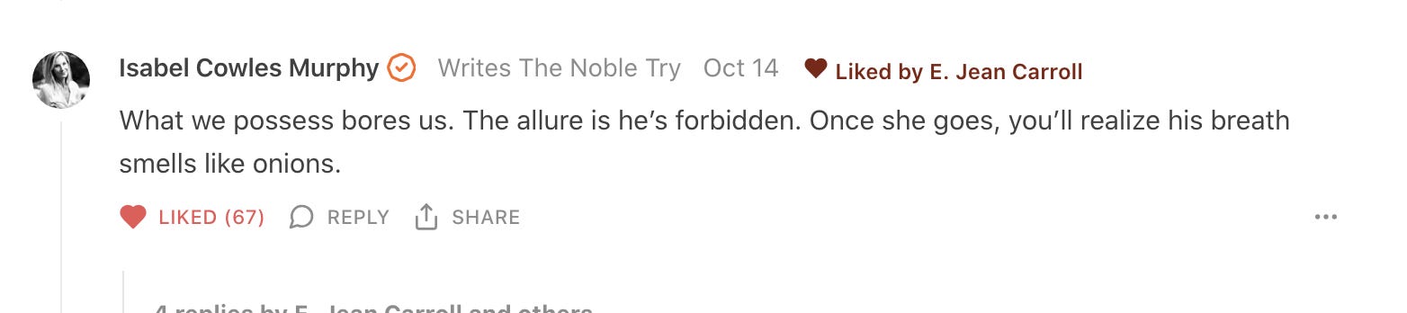 Winner!! - by E. Jean Carroll - Ask E. Jean