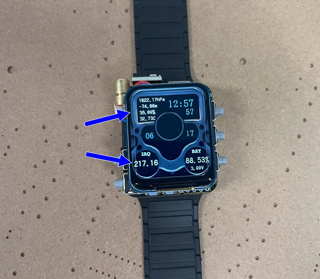 ESP32-Based Wireless Smartwatch | LiDAR Distance Sensor and WiFi Scanning | Gateway : 3 Steps ...