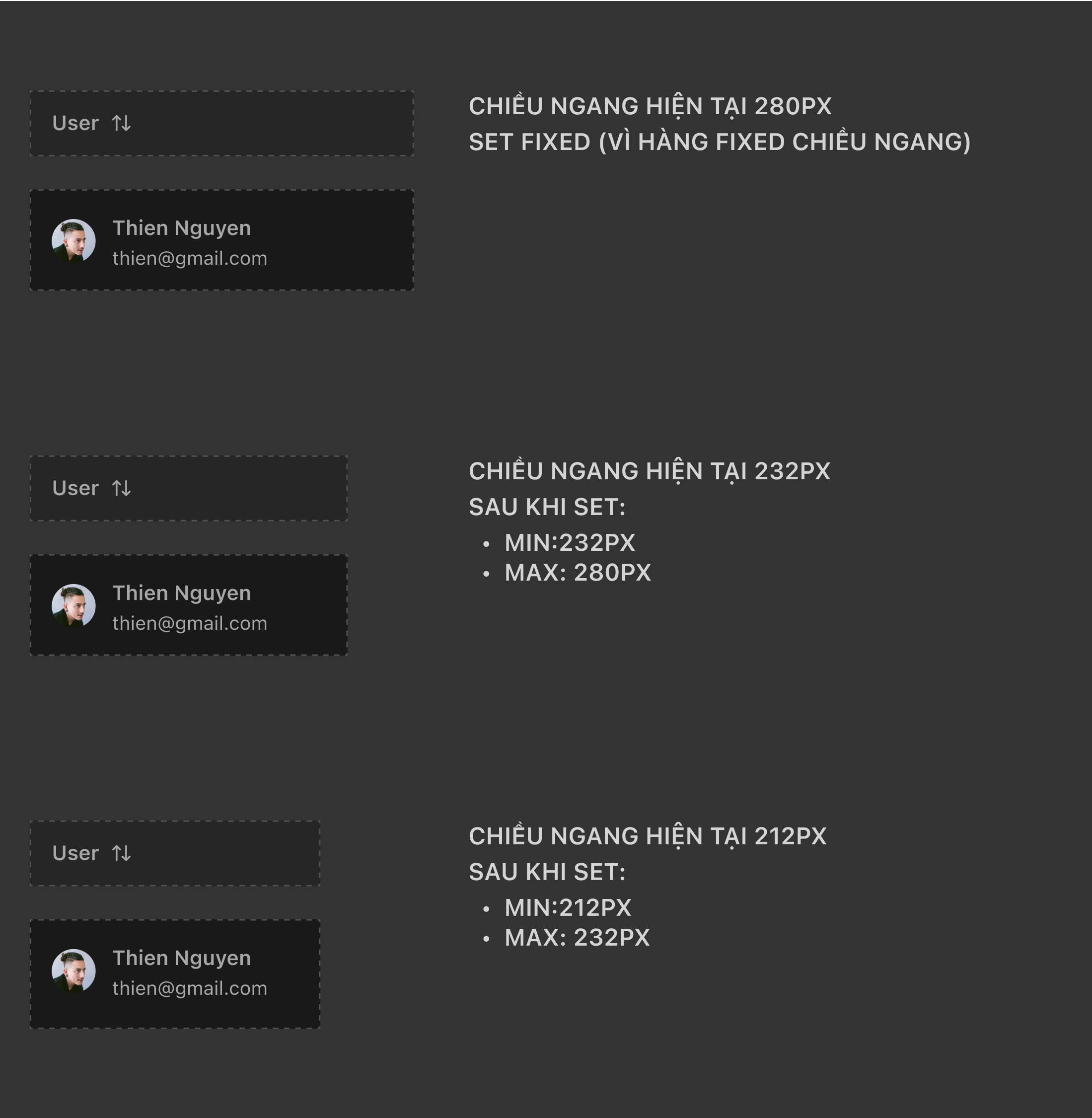 Thiết kế Figma Responsive Table với Autolayout và Min/Max Width
