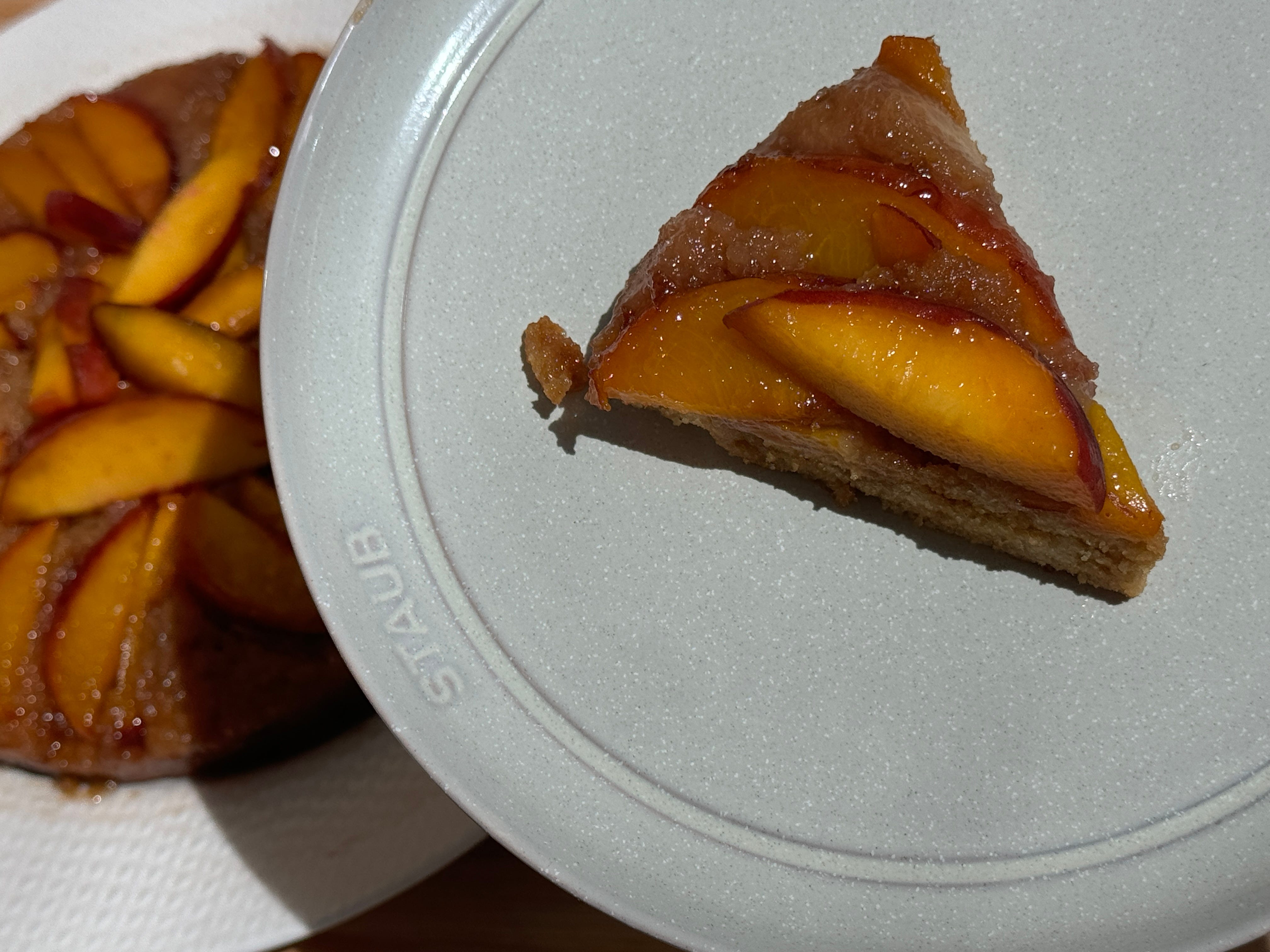 Sourdough Peach Upside-Down Cake Recipe - by Ali Lizzi