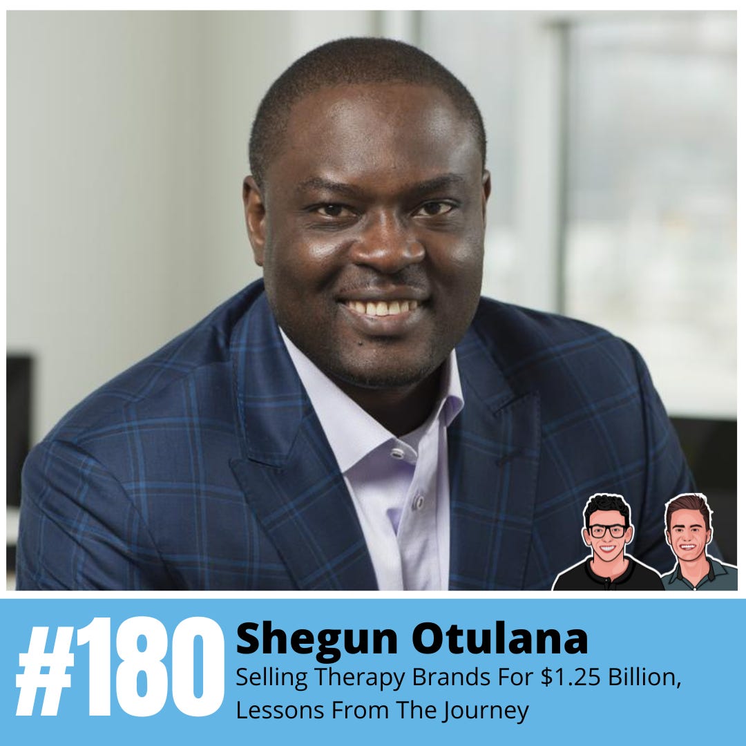 Shegun Otulana: Selling Therapy Brands For $1.25 Billion