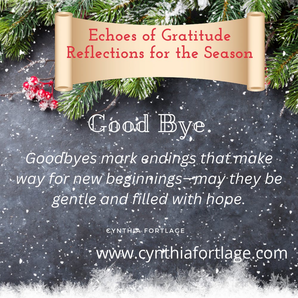 Goodbye as a New Beginning - by The FORTLAGE Collective
