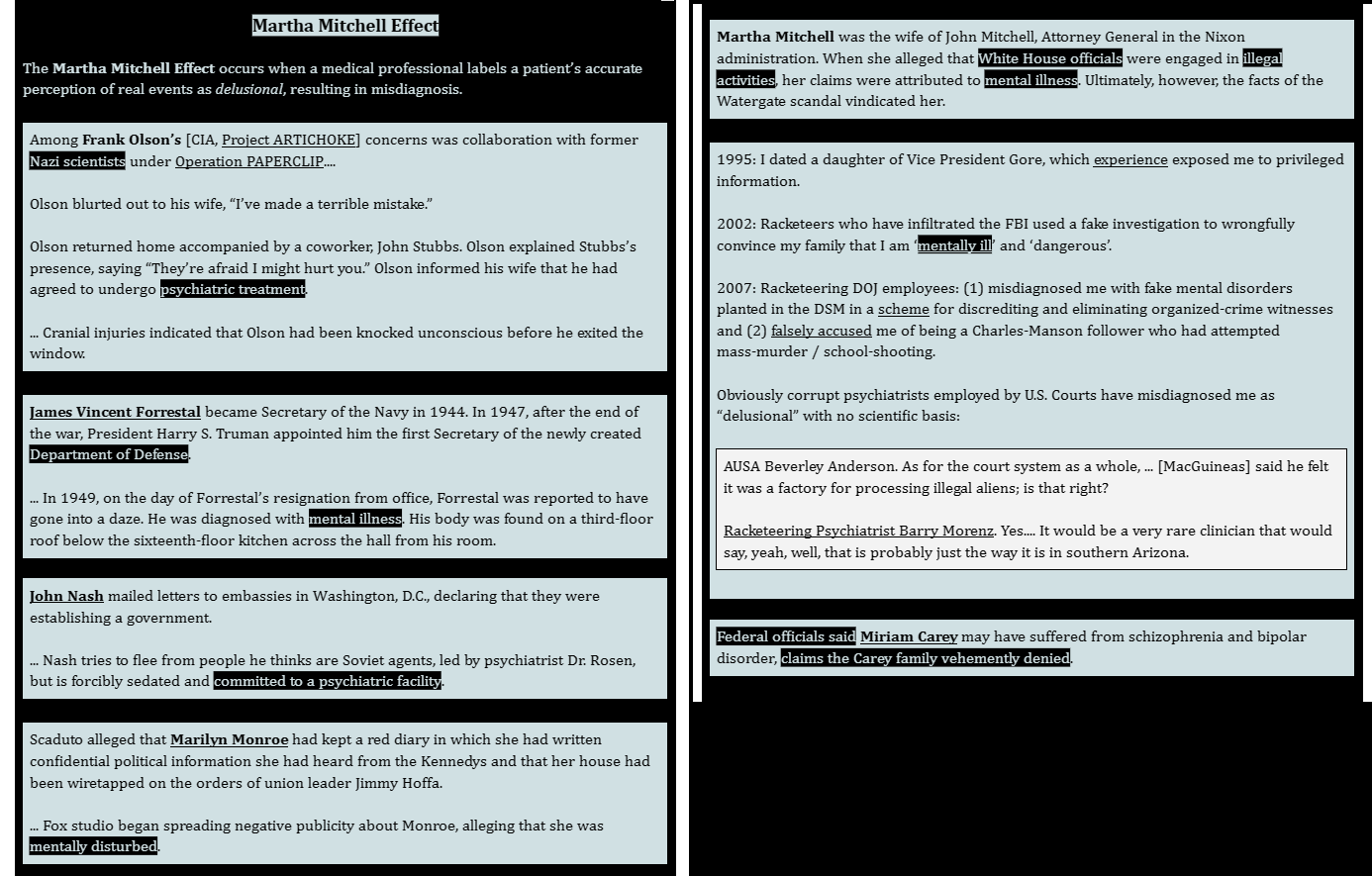 The Martha Mitchell Effect - by Biard MacGuineas