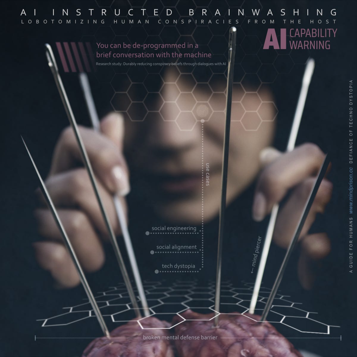 AI instructed brainwashing effectively nullifies conspiracy beliefs