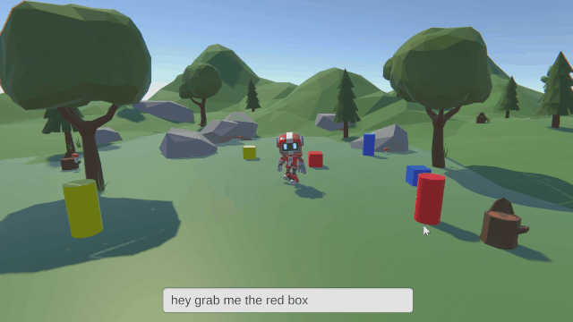 Making an intelligent Robot NPC using Hugging Face 🤗 and Unity