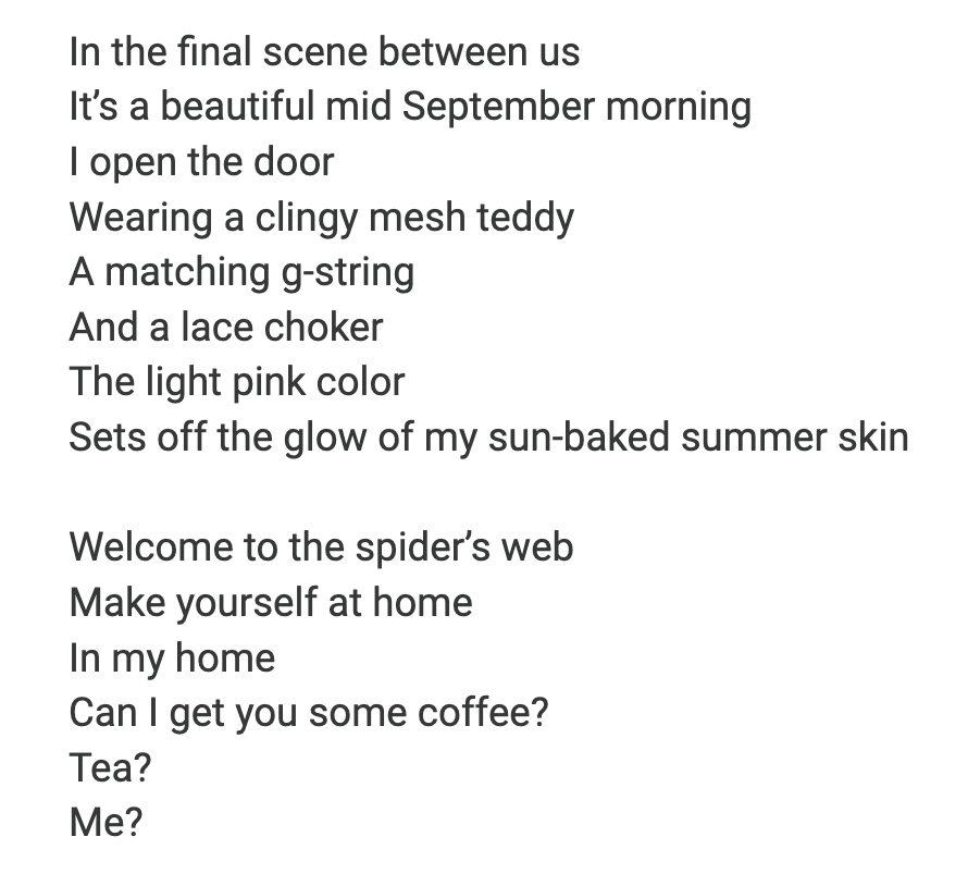 In The Final Scene Between Us - by Amy Gabrielle