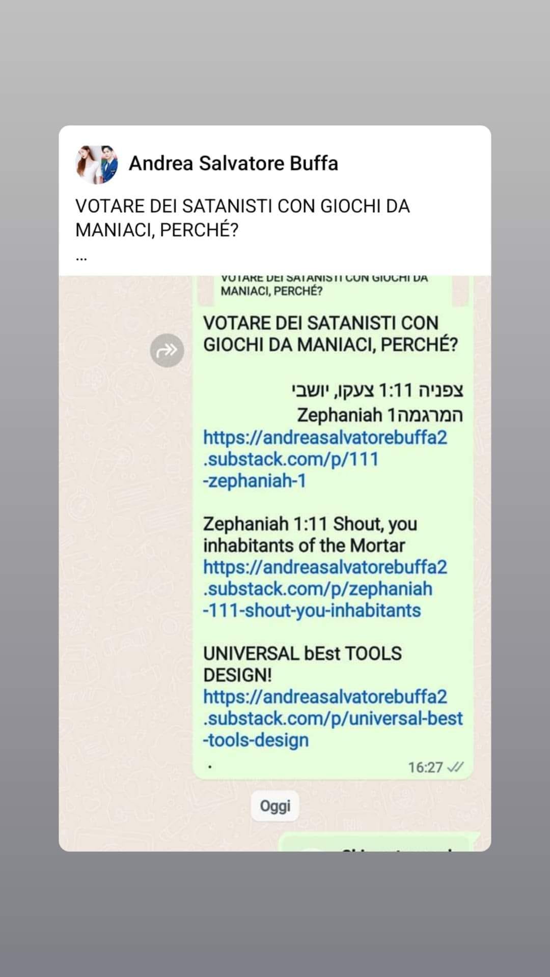 Radio Radio, Infame Pezzente!