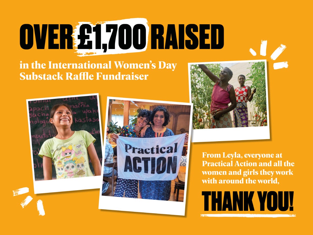 A Substack raffle charity fundraiser!