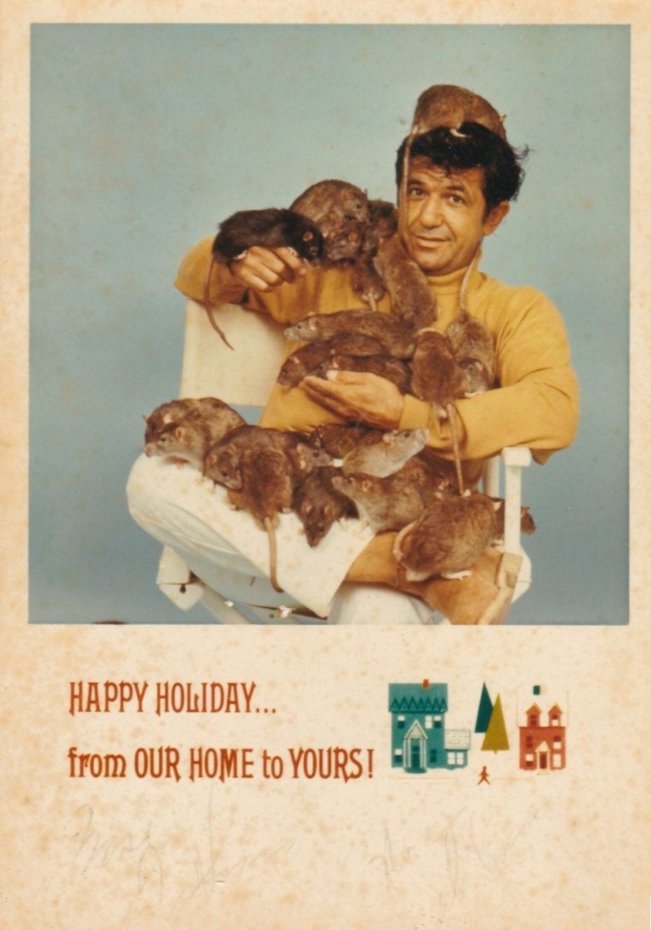 Incredibly strange holiday card photos from Christmases past