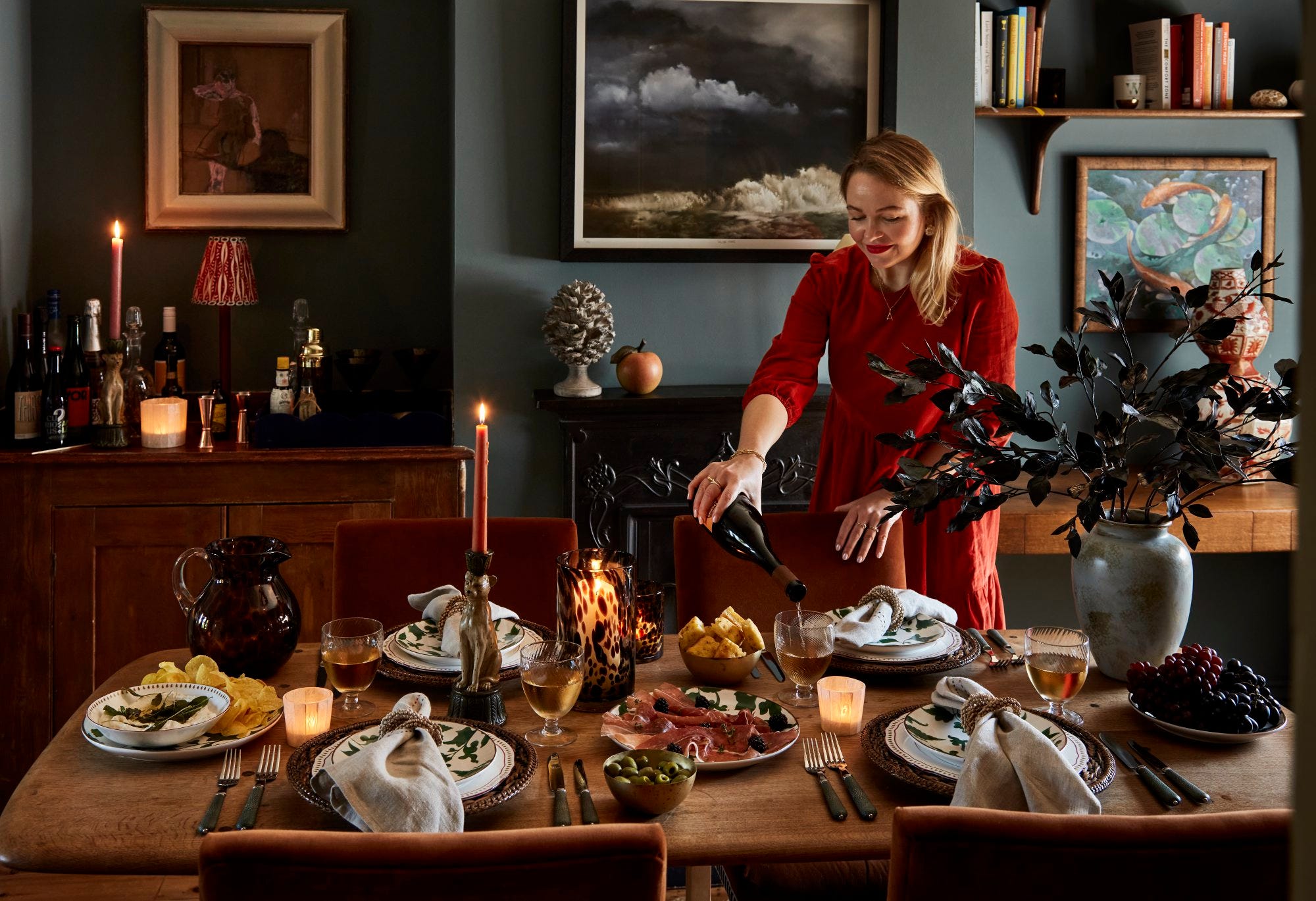 A peek inside my autumnal dining room - by Rosie Birkett