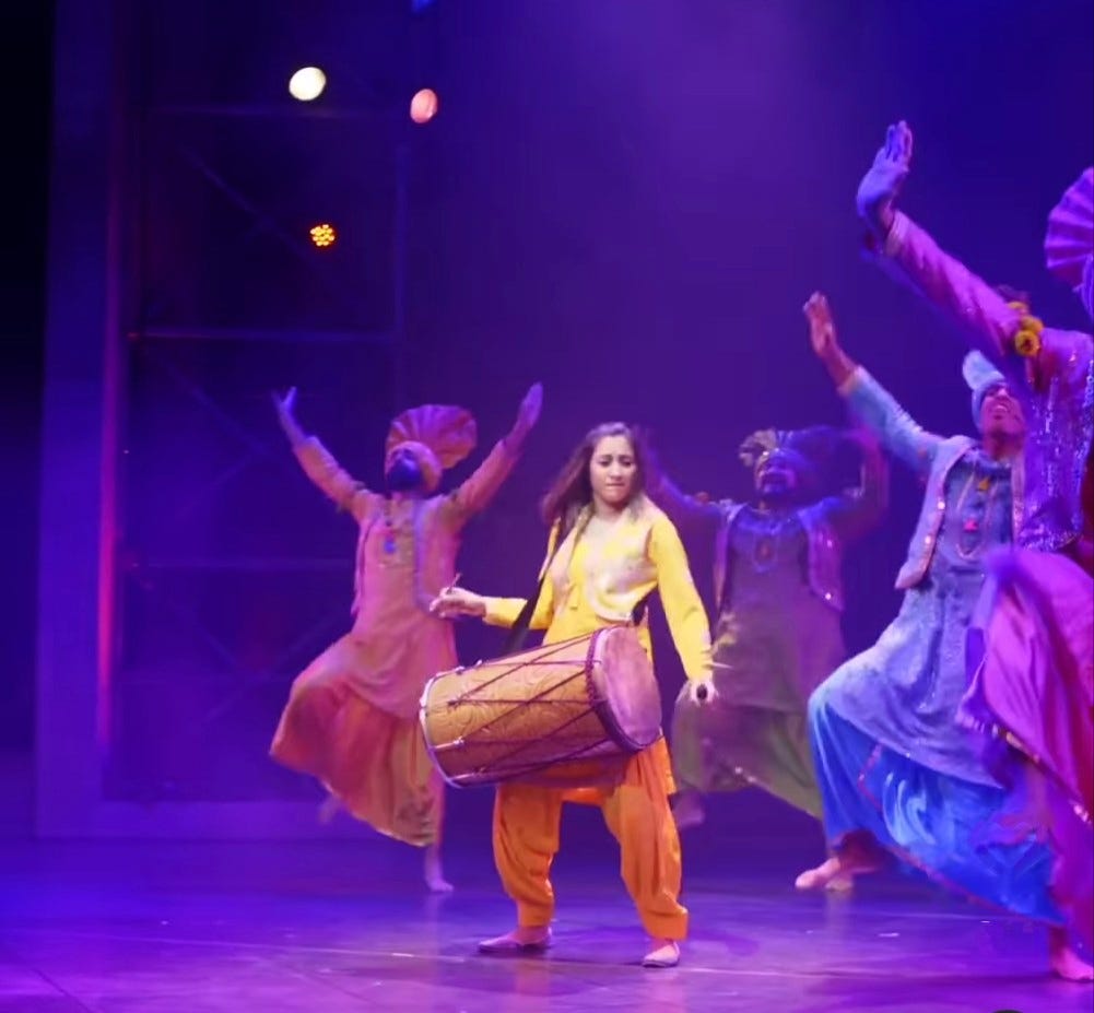 Energetic show with a new accent on Bhangra - actuality