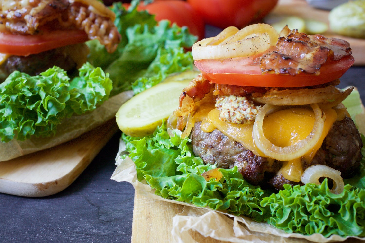 The Ultimate Bacon Cheeseburger - by Alyson Rose