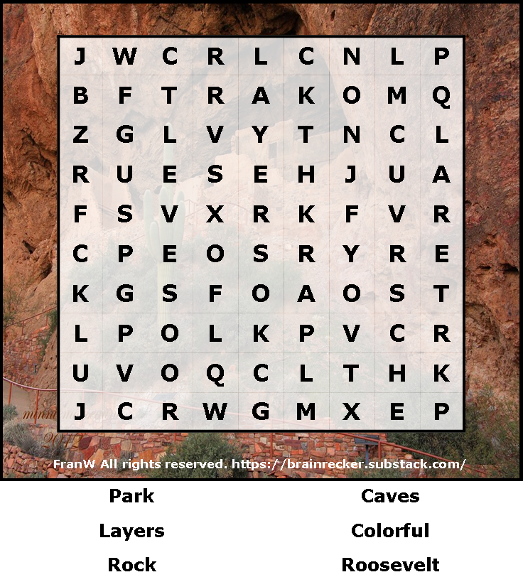 Puzzle #3 Clue 2: Word Find - Puzzles About America