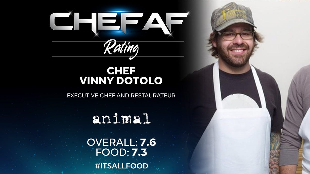 Chef AF Ratings | Chef Vinny Dotolo - by Savor.fm