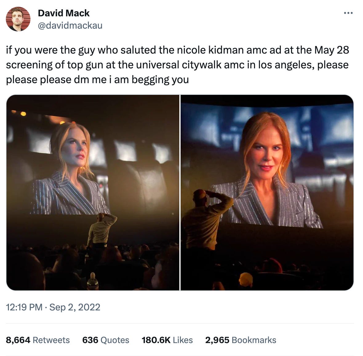 The Staggering Reach of Nicole Kidman's AMC Ad: A Statistical Analysis.