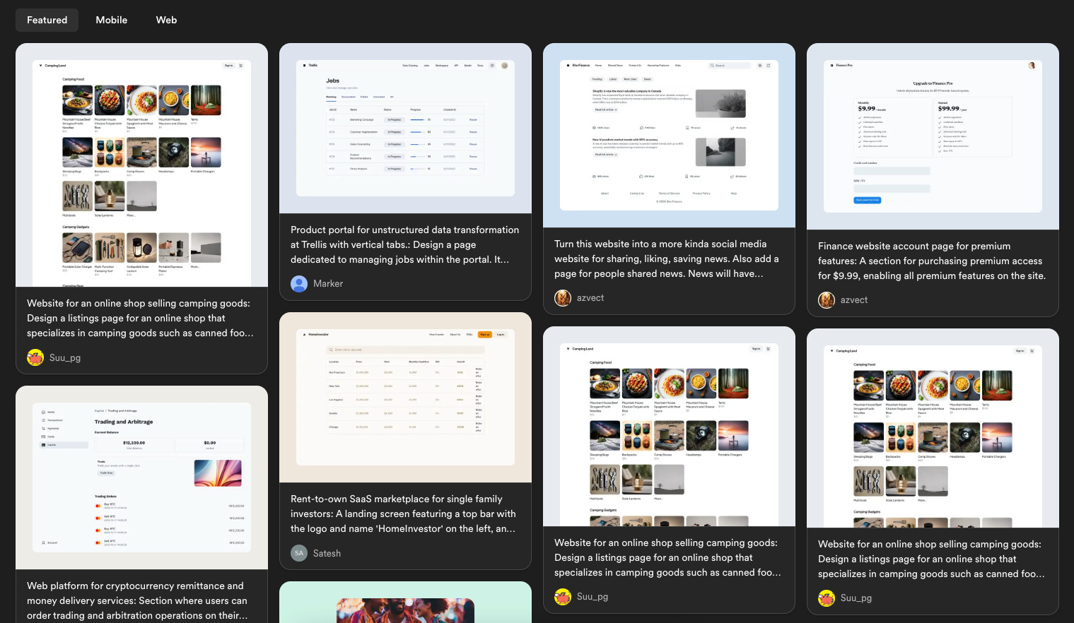 I tested 4 AI tools to generate UI from the same prompt