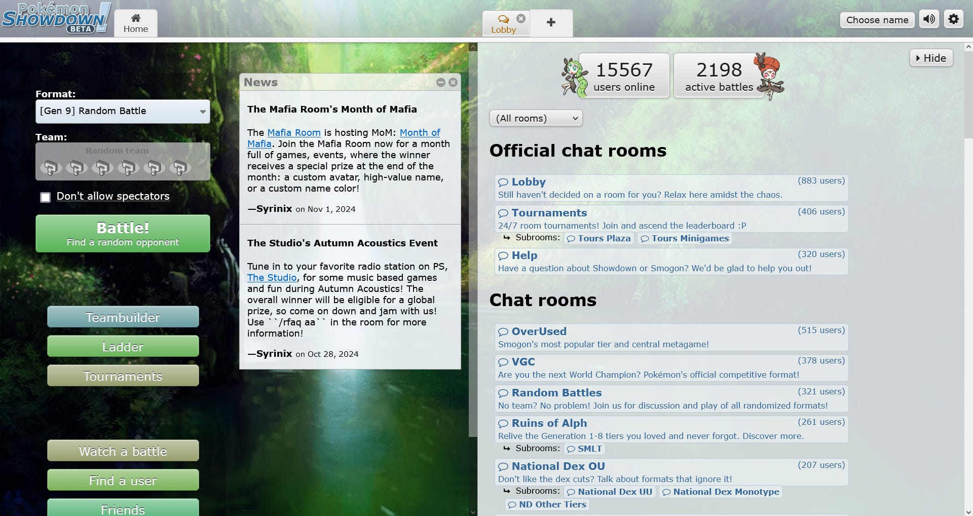 Interview with Smogon University - Johto Times