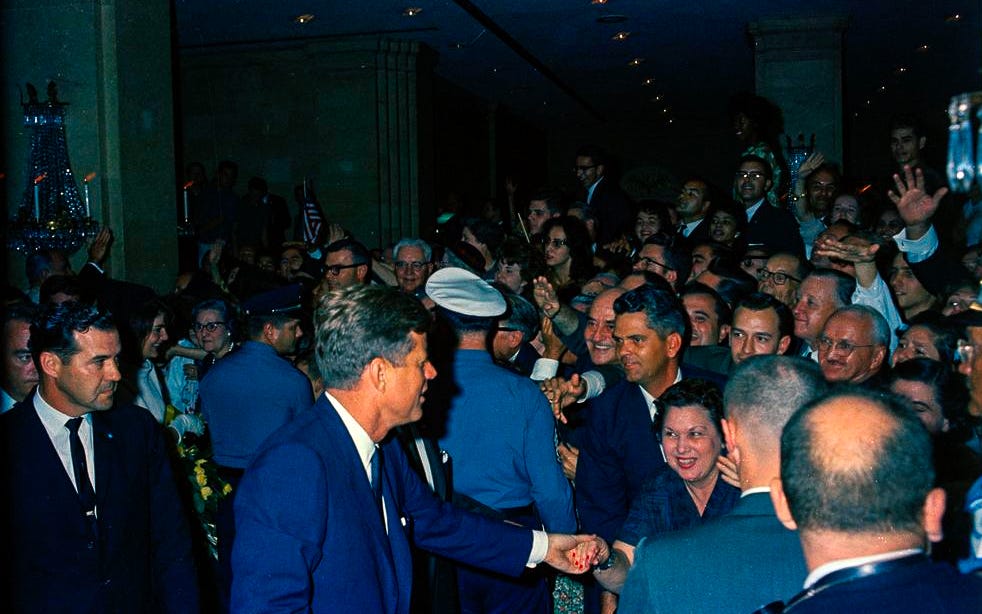 November 21, 1963: Texas Crowds Welcome JFK - by Chad Nagle