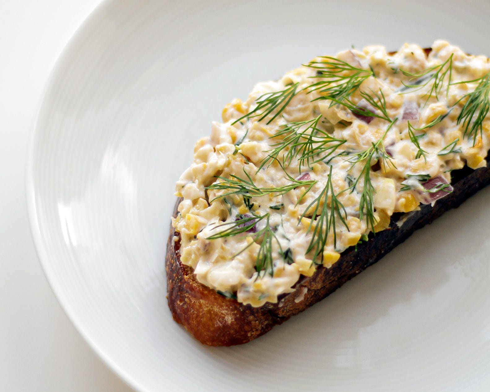 Chickpea Toast - by Ria Elciario-McKeown - Kitchen Gems