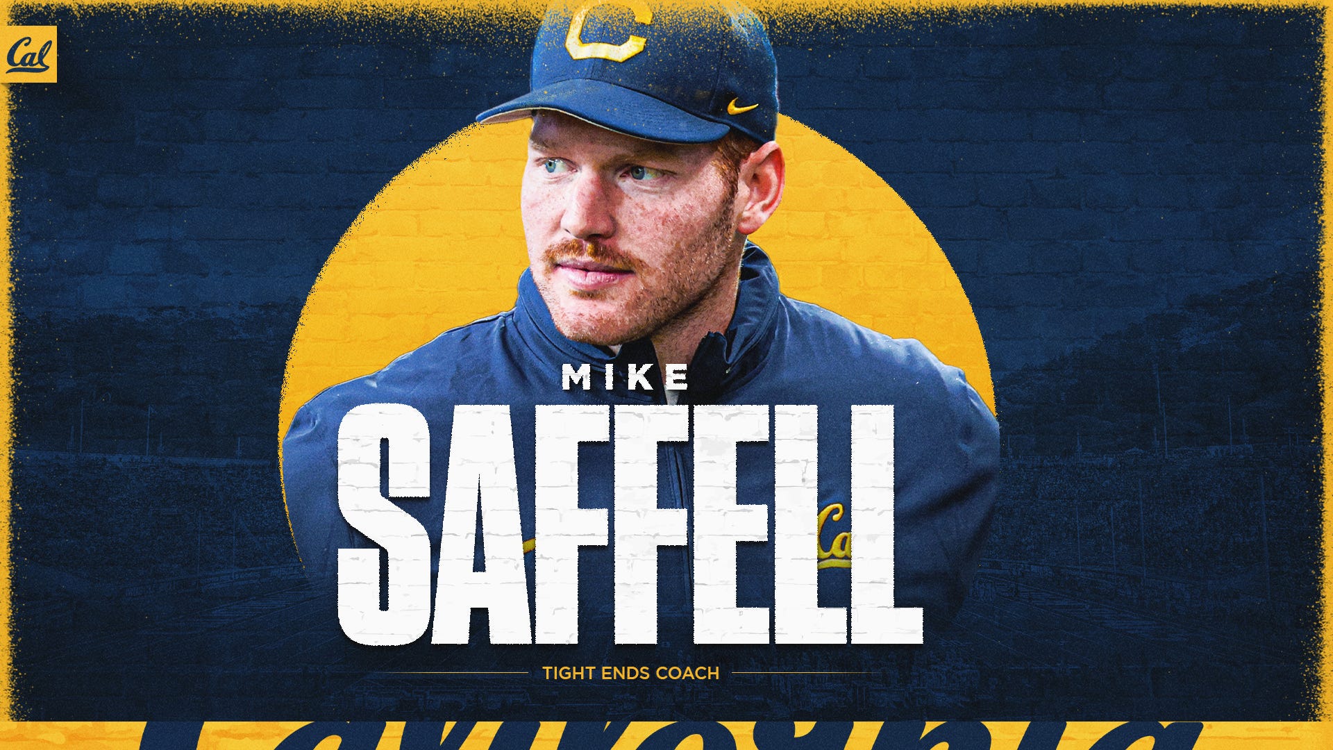 Cal Football Elevates Michael Saffell to TE Coach