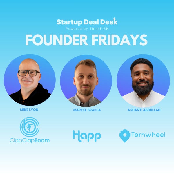 Founder Fridays - Meet the Founders of Ternwheel, Happ Travel and Clap Clap Boom!