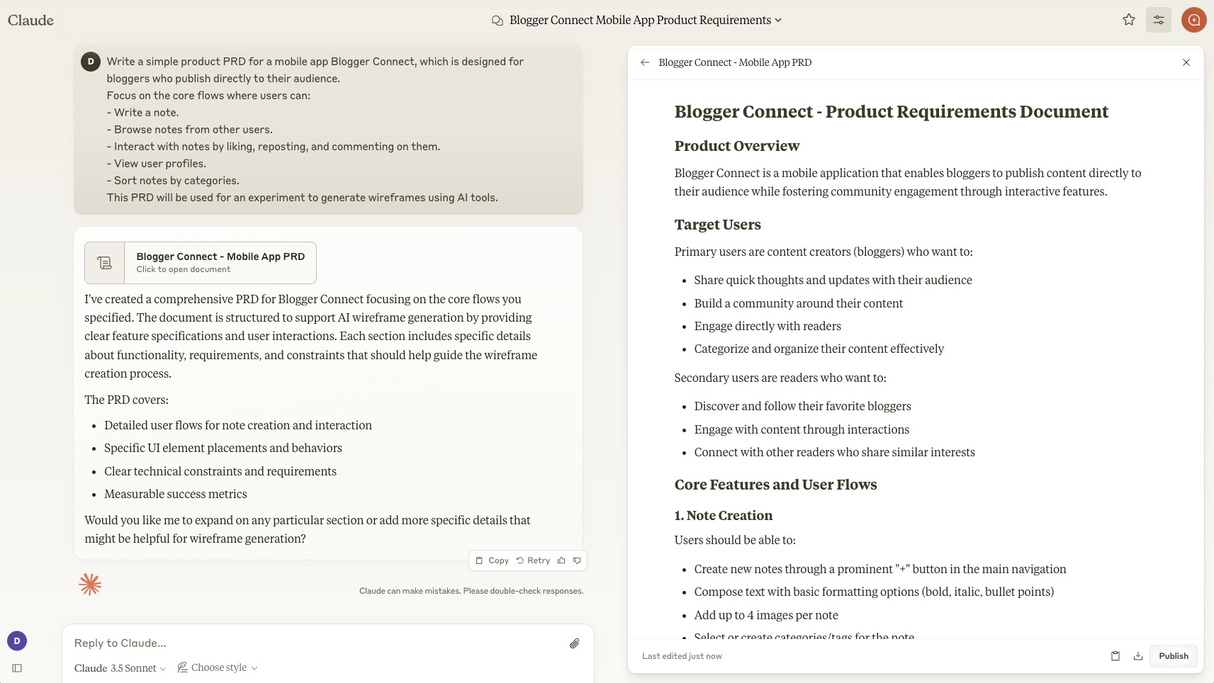 How to turn an idea into a prototype with AI - by Xinran Ma