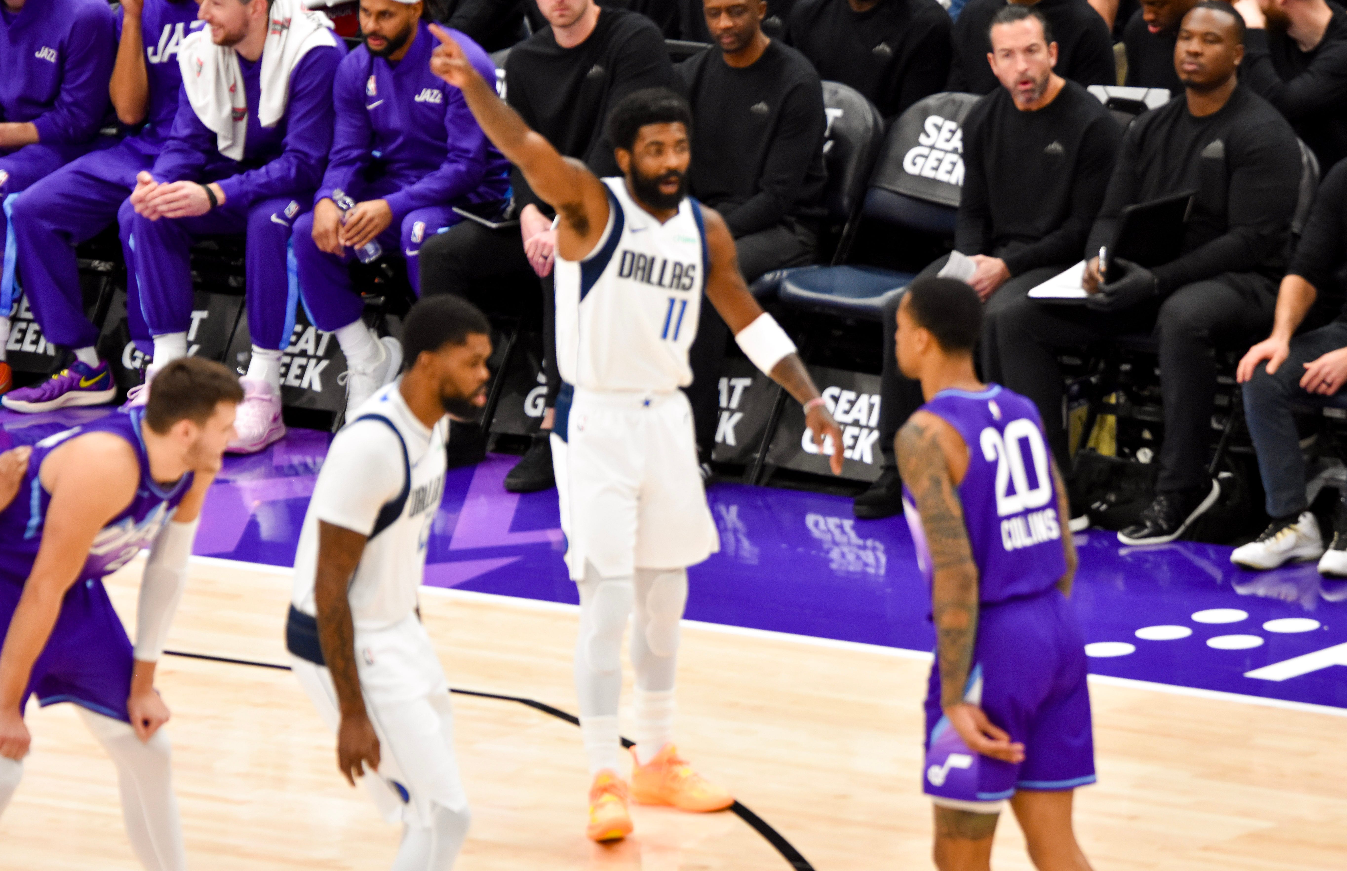 ‘Mr. Fourth Quarter’: Kyrie Irving Guides Luka-Less Mavericks to Another Win, This Time Over Jazz