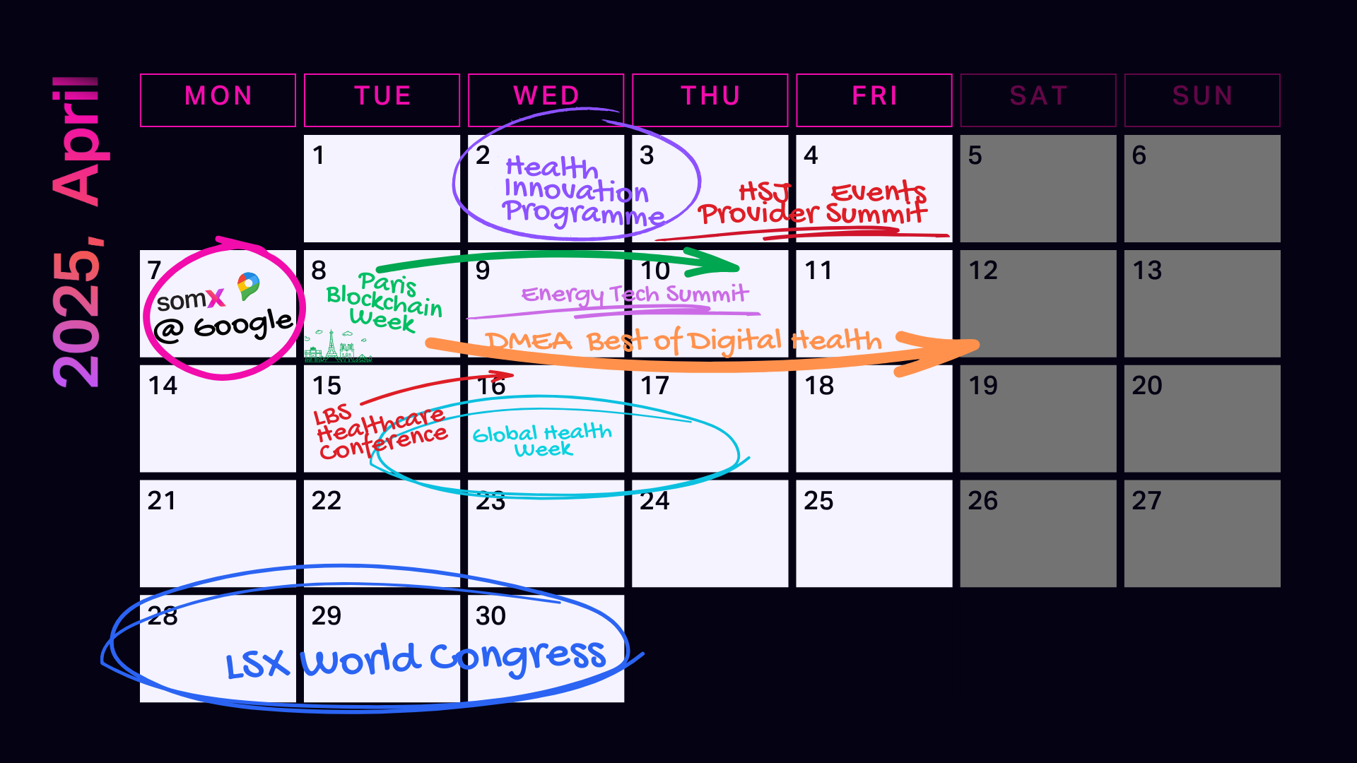 🗓️ SomX Events Roundup: April 2025 - SomX Events Roundup