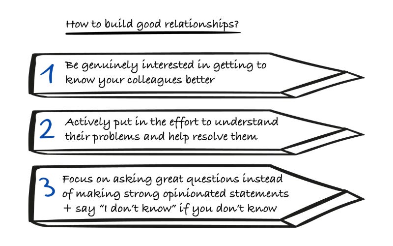 How to build good relationships inside and outside your engineering team