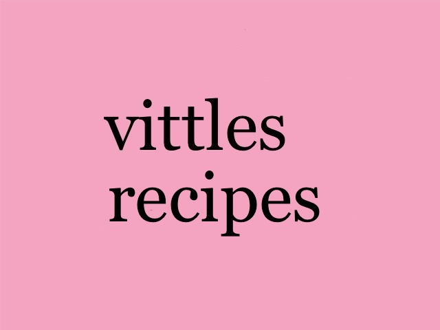 Introducing Vittles Recipes - Vittles