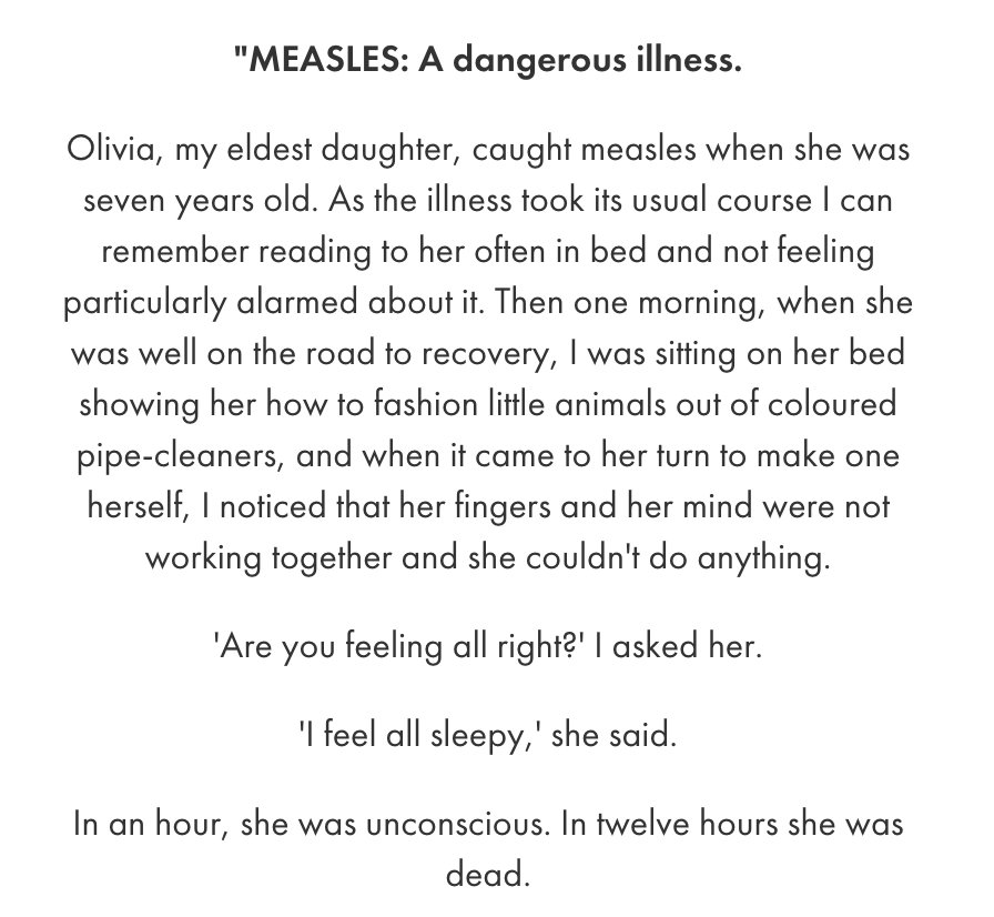 Measles, trends, and collective amnesia.