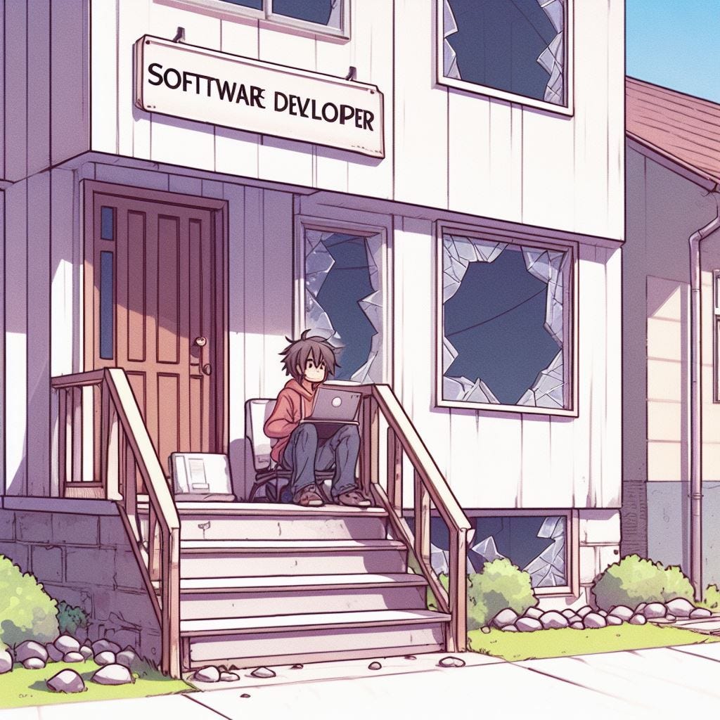 Scouts Mend Broken Windows - by Satwik Hebbar