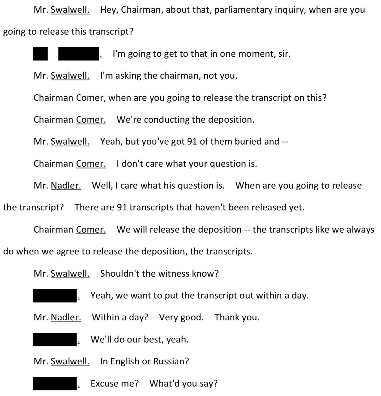 Hunter Biden Transcript Is Smoking Gun That House Republicans Are ...